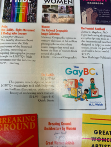 And for the toddler, a book for learning your 'Gay B Cs' - Must Read Alaska