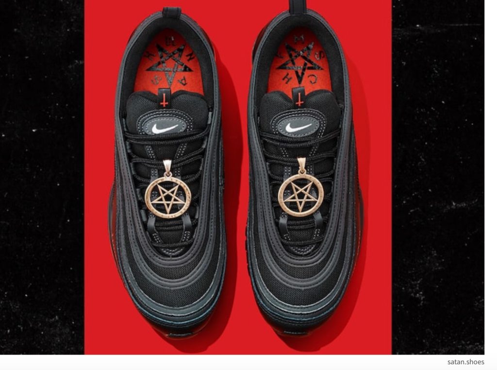 Nike brands itself on a 'Satan Shoe' with a drop of human blood in each ...