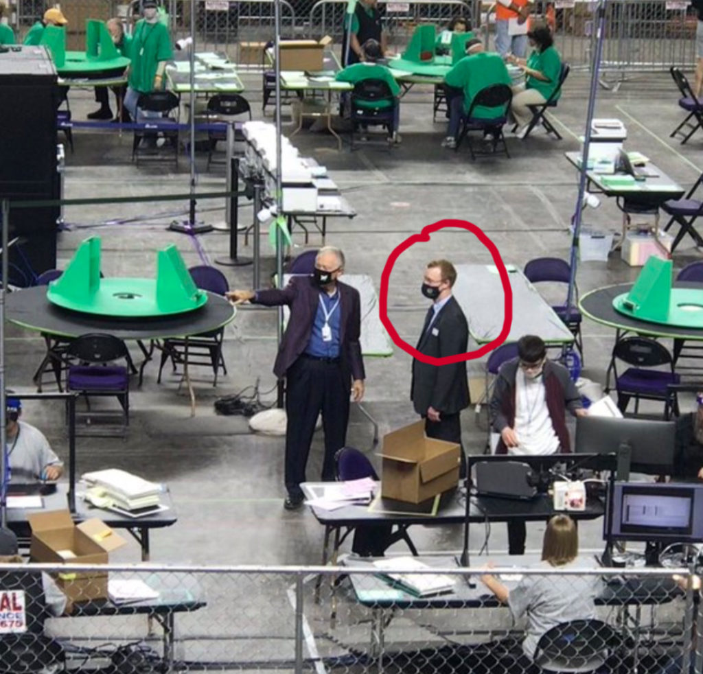 Alaska Rep. David Eastman tours audit of election results in Maricopa ...