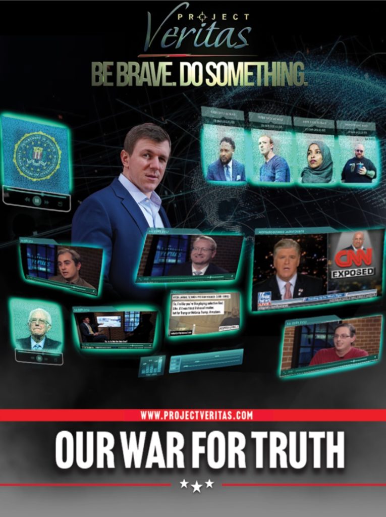 Watch as James O'Keefe, founder of Project Veritas, says farewell to ...