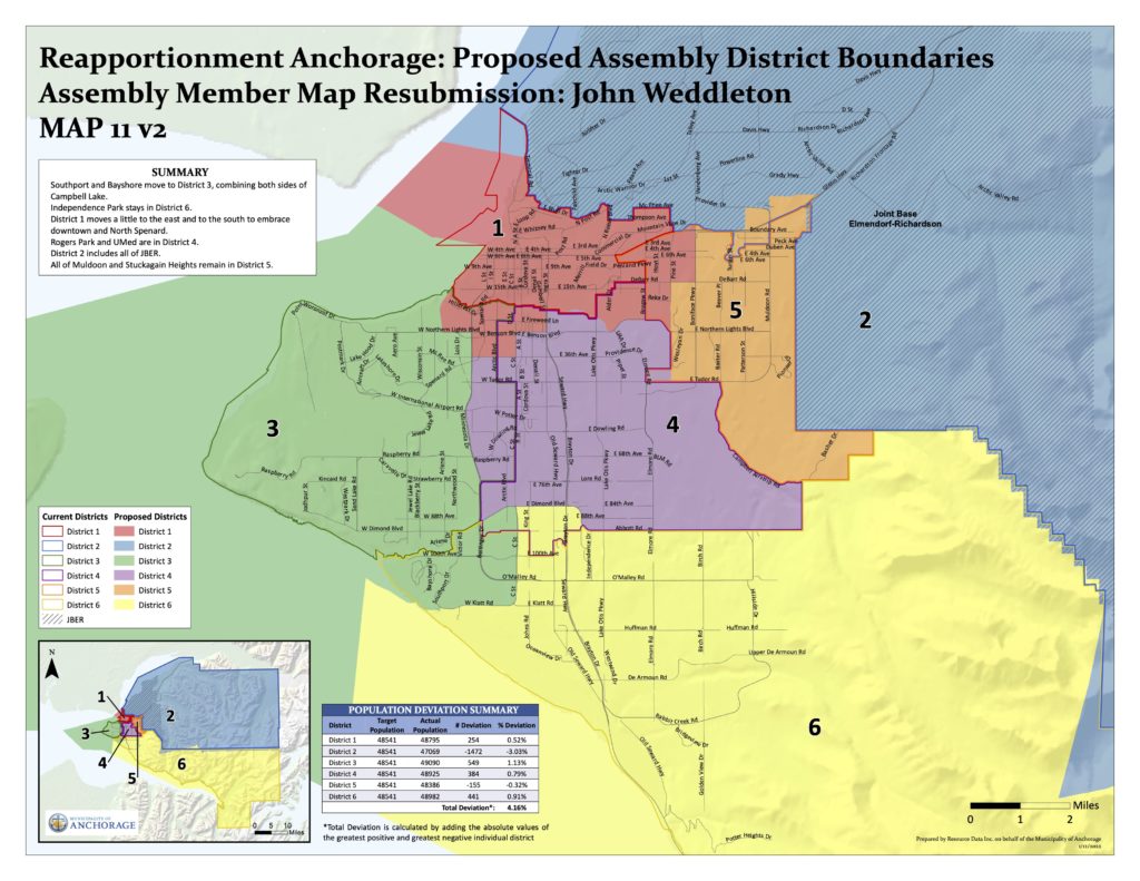 Anchorage reapportionment map hearing added for March 15 - Must Read Alaska