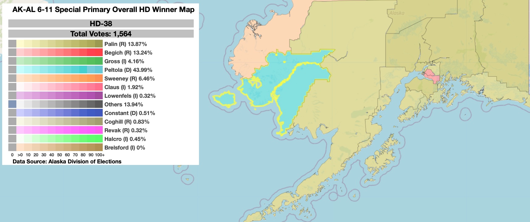 Alaska votes by the numbers: How different regions voted in the June 11 ...