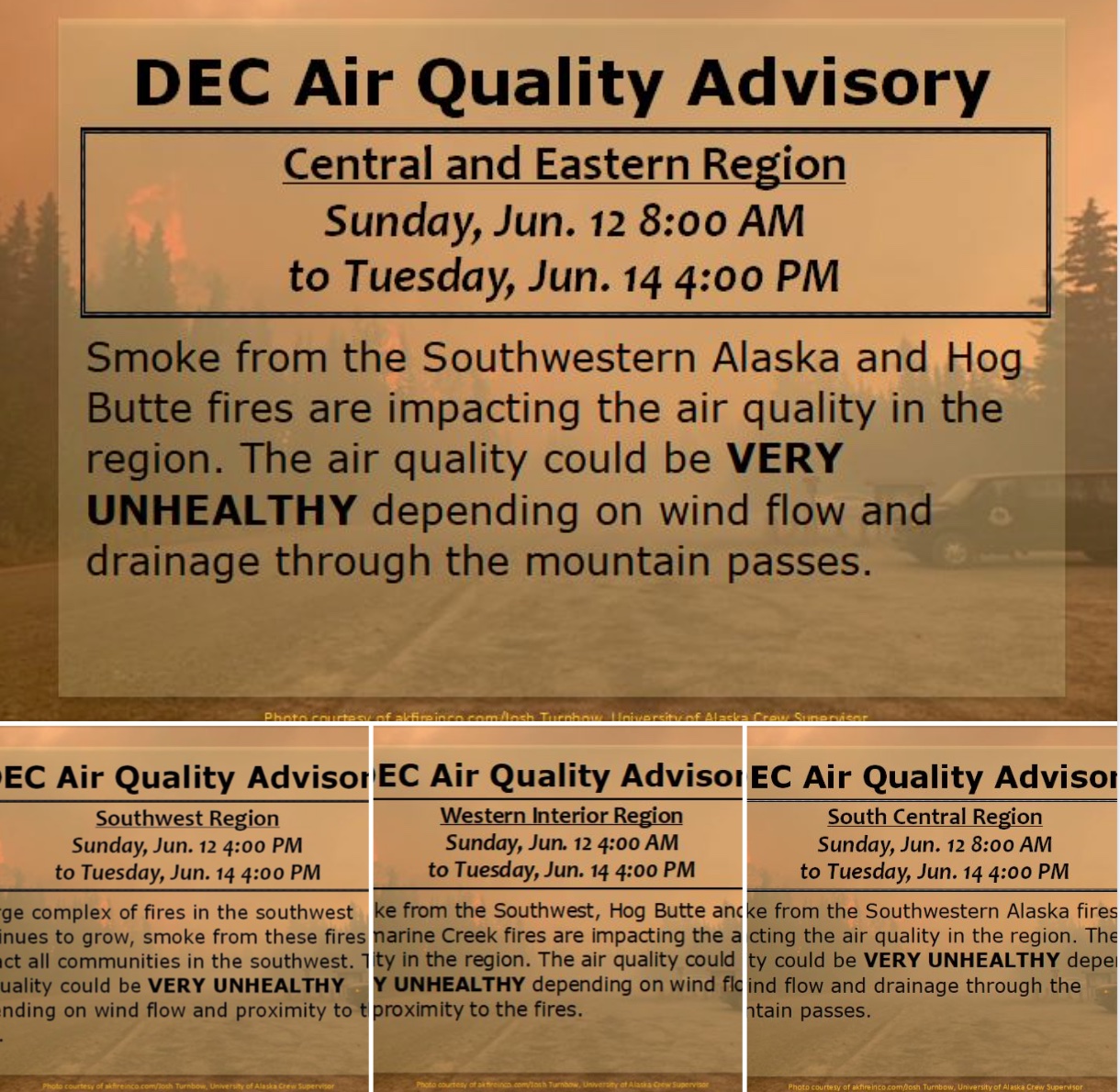 Wildfires: Smoke gets in your eyes across Alaska - Must Read Alaska