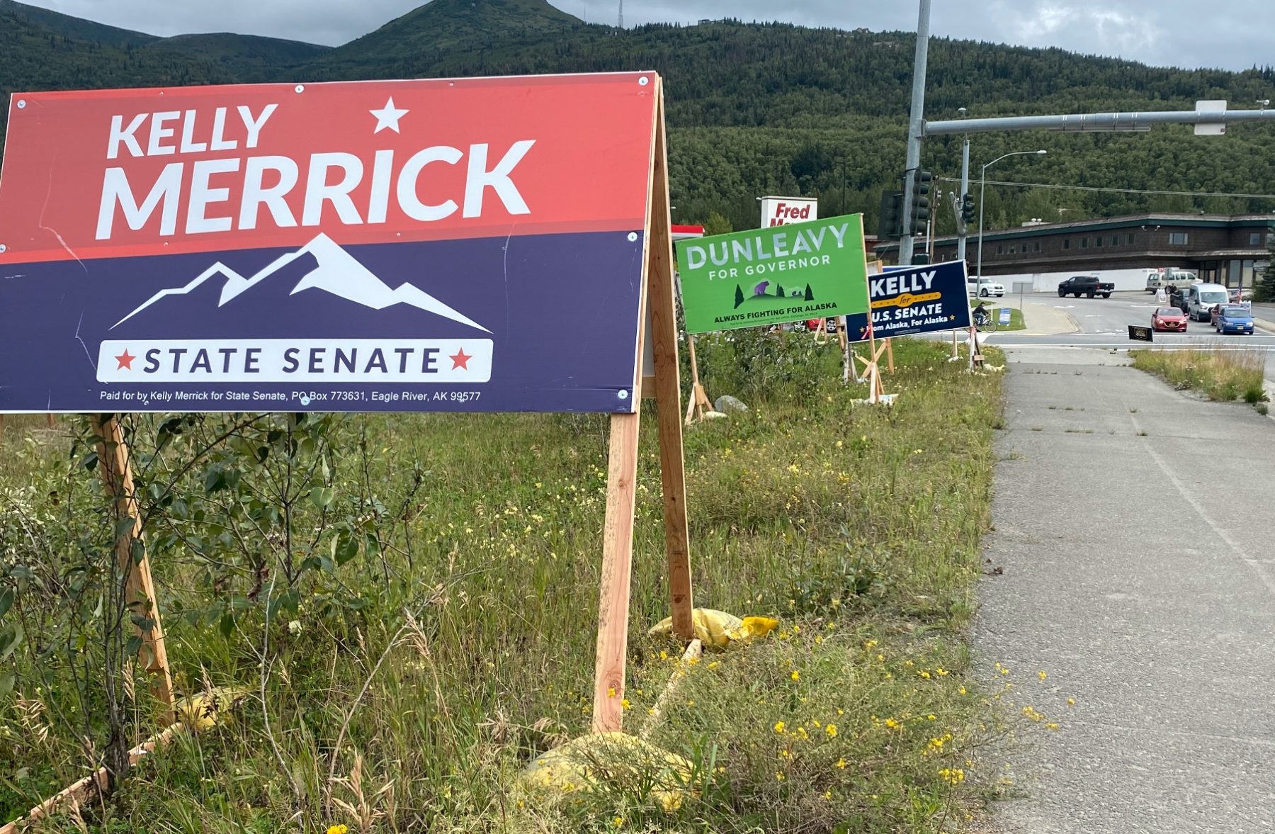 Sign of corruption? Campaign signs in Eagle River get the red-flag ...