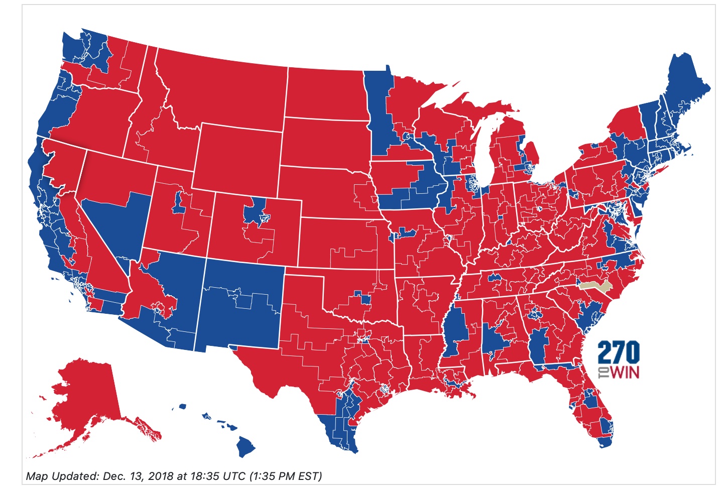 West Coast blues: With Alaska going to Peltola, all House districts ...