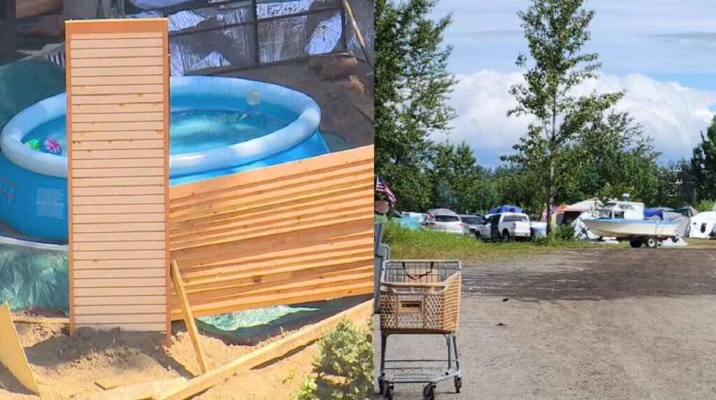 Seattle street encampment now has swimming pool, but Anchorage tent ...