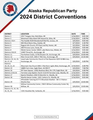 Republicans head into district convention and presidential preference season starting March 2 ...
