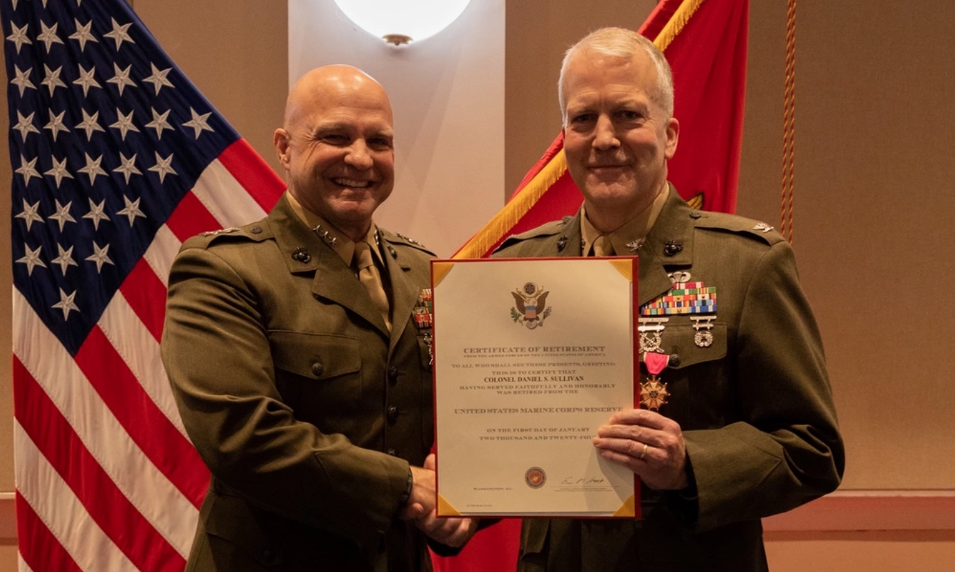 Semper Fidelis: Sen. Sullivan officially a veteran - Must Read Alaska