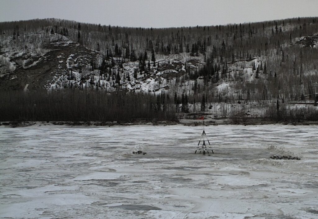Guessing game season: Tripod set on Tanana River - Must Read Alaska