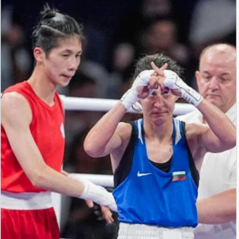 Male boxer beats Bulgarian woman and is now guaranteed to medal in ...