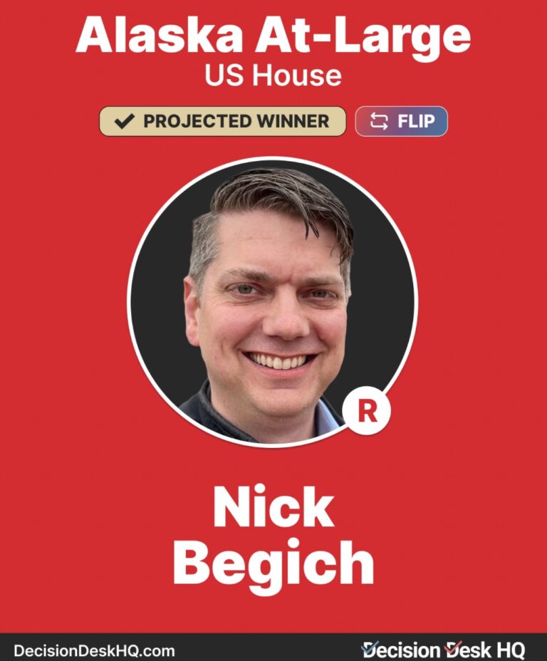 Decision Desk HQ calls Alaska congressional race for Begich - Must Read ...