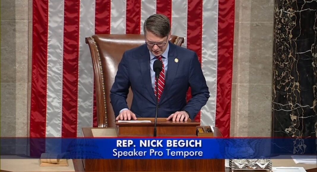 Congressman Begich is Speaker Pro Tempore - again - Must Read Alaska