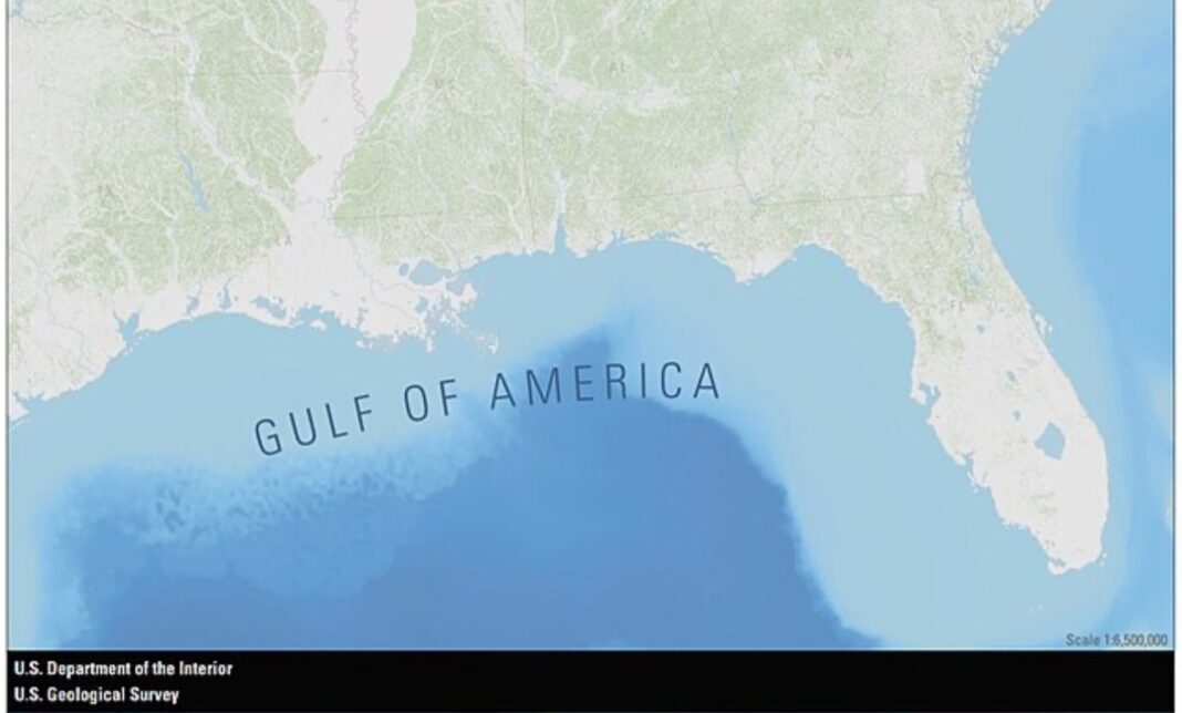 As directed by Trump, Gulf of America officially enters official data ...