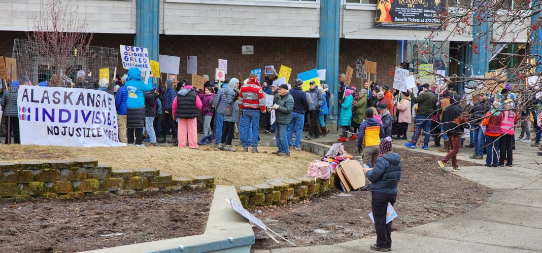 Protesters take to the streets in Anchorage - Must Read Alaska