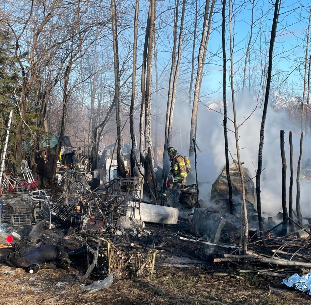 Another day, another vagrant camp fire in Anchorage - Must Read Alaska