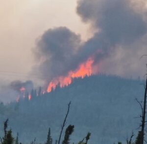 Bear Creek Fire jumps highway as crews battle blazes across Interior ...