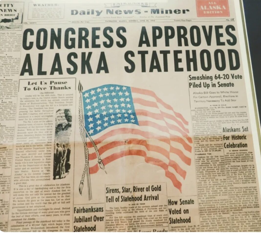 On this day in 1958, the Senate sealed the fate of Alaska - Must Read ...